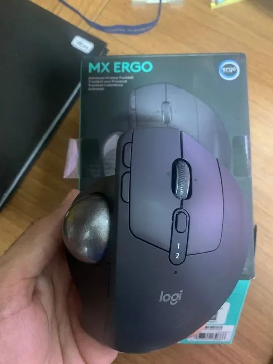 Mouse sem fio Logitech Trackball MX Ergo 575 - Periféricos e Acessórios ...
