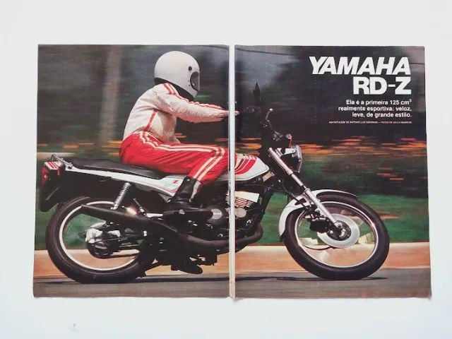 Yamaha RDZ 125 1983 - Matéria original de revista - Hobbies e coleções ...