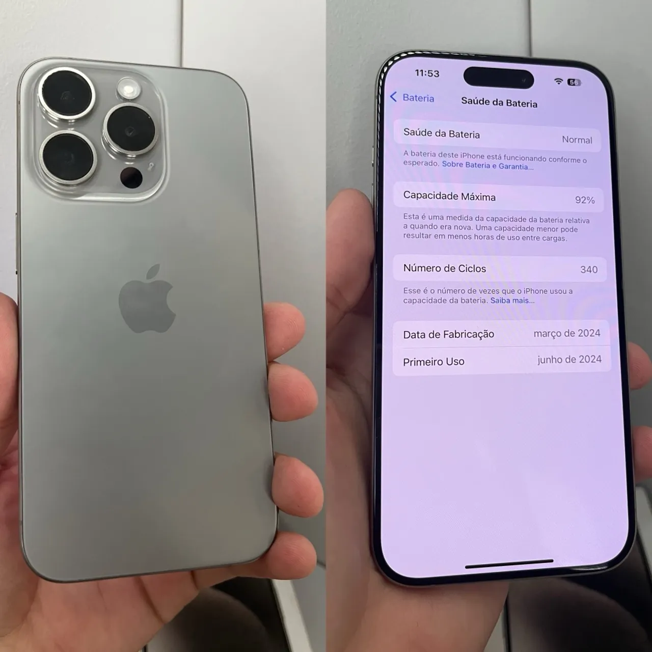 Celulares APPLE IPHONE 15 PRO Usados, seminovos e Novos no Brasil