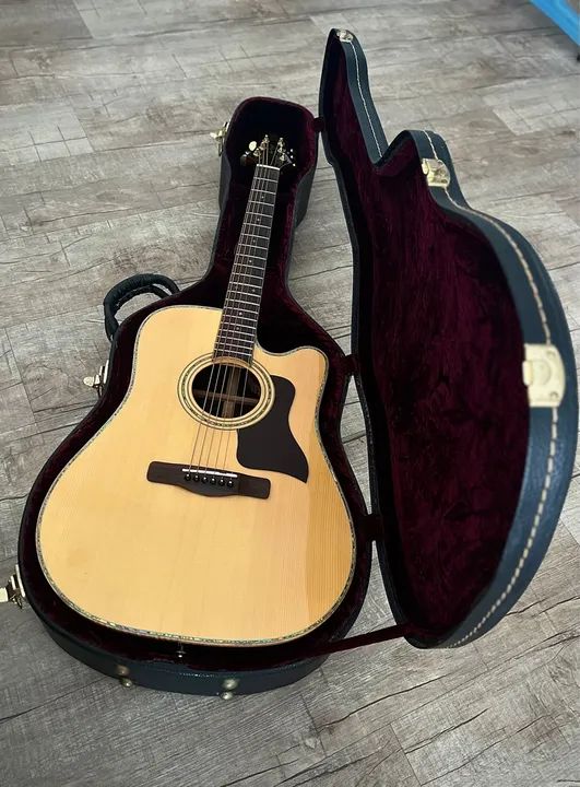 Troco por moto - Violão TODO MACIÇO Greg Bennett ASDR-CE Pró Collection ...