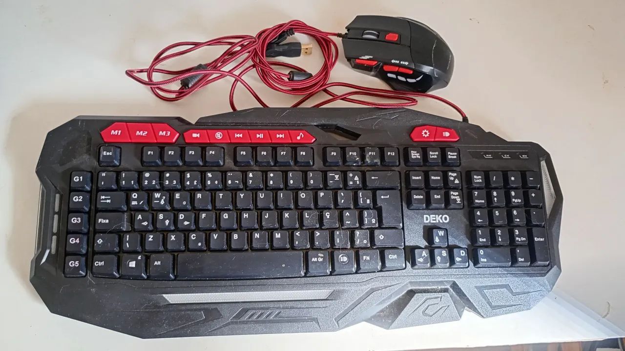Kit Teclado e Mouse Gamer Deko e Multilaser - Periféricos e Acessórios ...