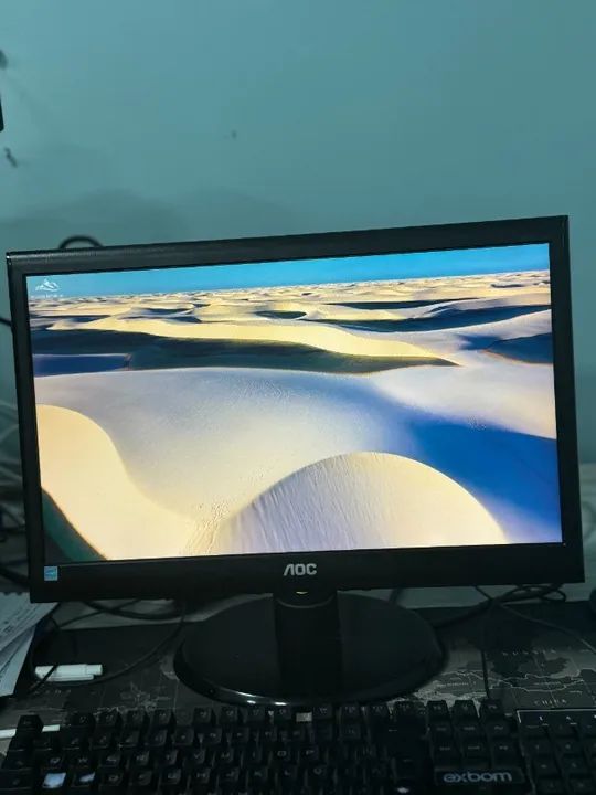 Monitor Aoc Led, 18.5 polegadas, Widescreen, Vga - E970swnL - Monitores - Cruz das Armas, João ...