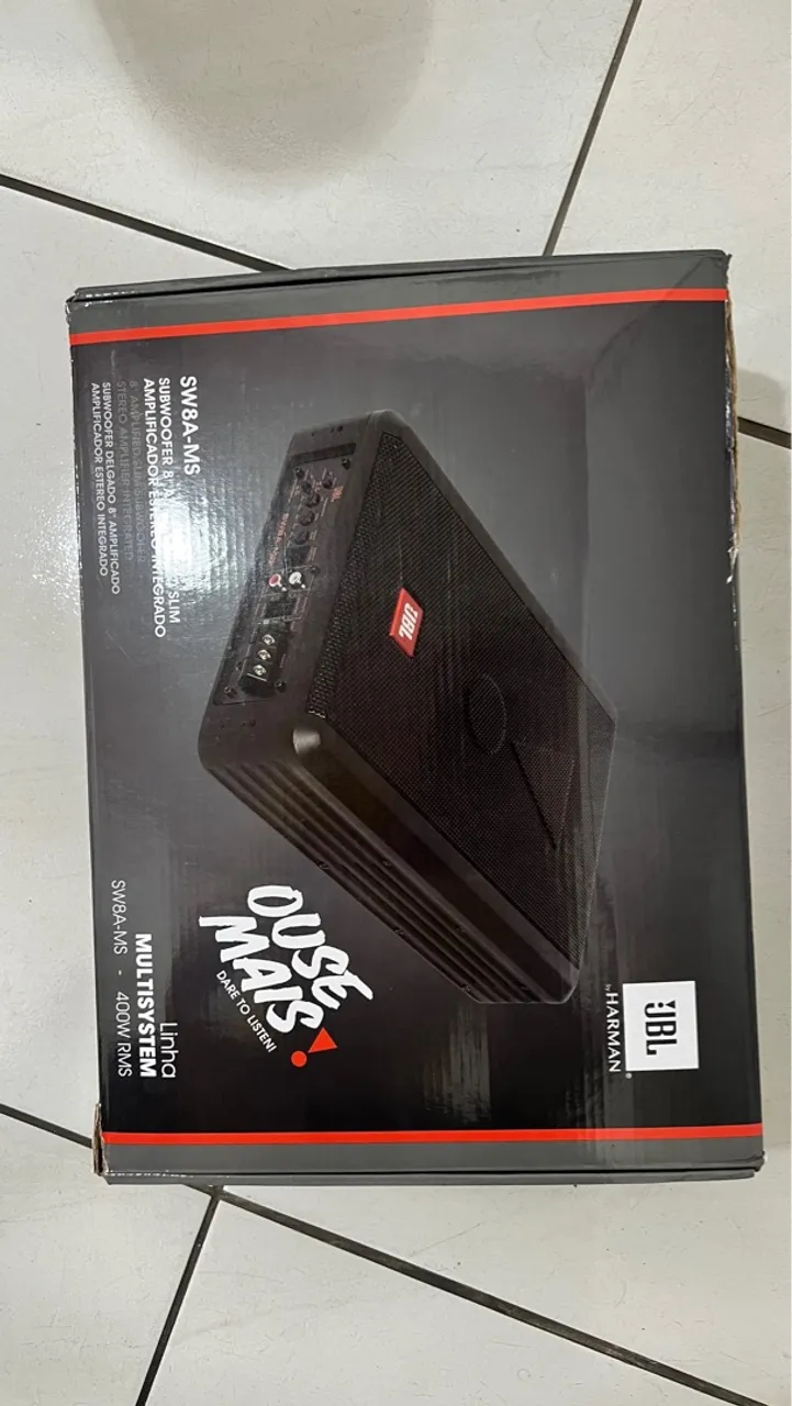 "subwoofer slim" no Brasil