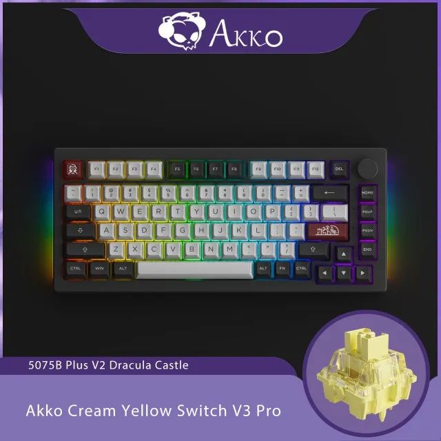 Teclado Akko 5075B Plus V2 - Periféricos e Acessórios de Computador ...