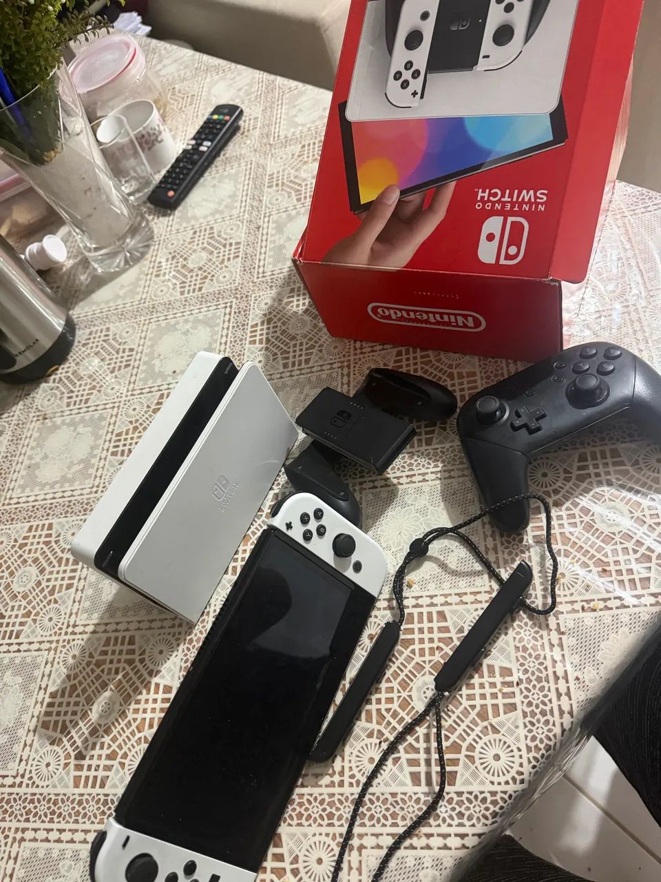 Nintendo Switch OLED DESBLOQUEADO + Pro Contoller - Consoles de Vídeo ...