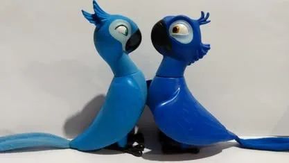 Bonecos de vinil da Grow animação desenho Rio personagem Blu e Jade ...