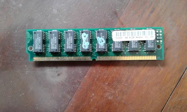 Memória Ram Simm - 72 vias para 286-386-486 - Raridade - Memória RAM ...