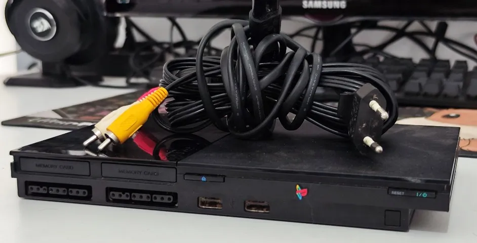 "playstation 2 slim" no Brasil