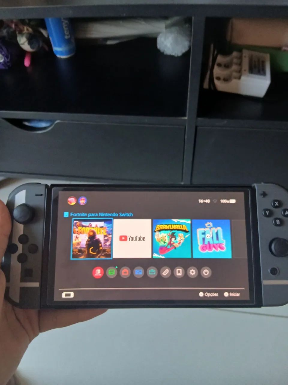 Nintendo Swich Oled Desbloqueado edição especial Super Smash Bros ...