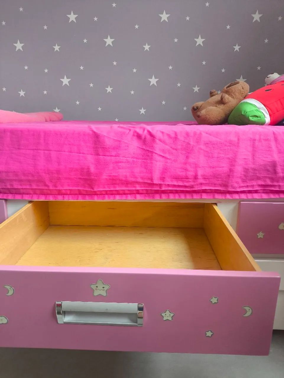 Bicama de solteiro tamanho padrão com baú - Camas e Colchões - Santa ...