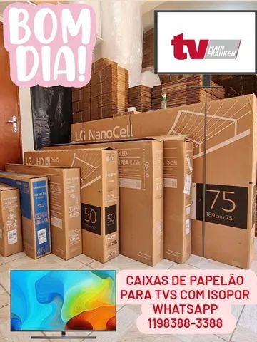 "tv de caixa de papelao" no Brasil