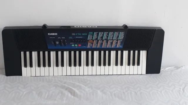 Teclado Casio CTK 120 (sem cabo de força e não liga) - Instrumentos ...