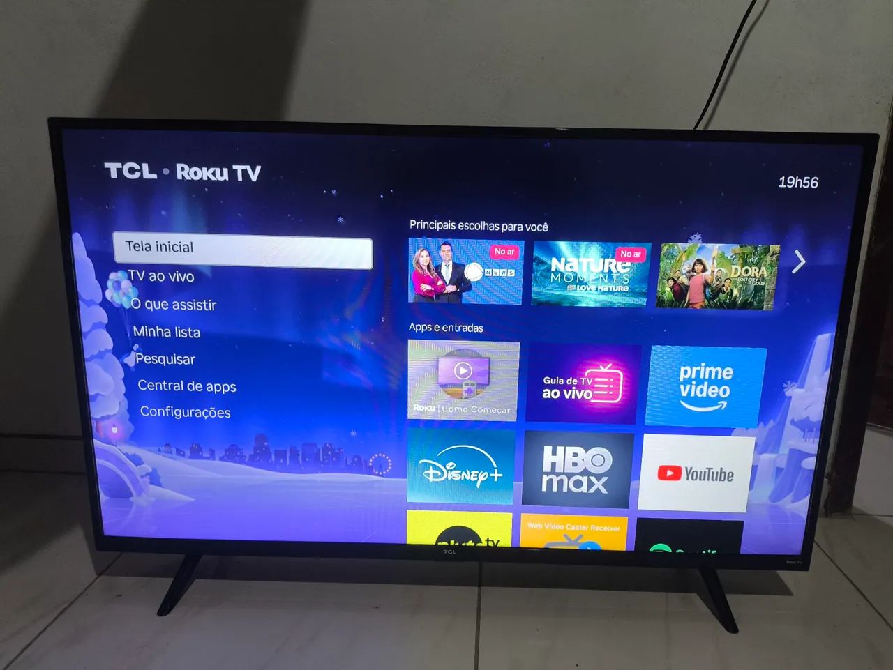 SMART TV 43' POLEGADAS FULL HD TCL ROKU MODELO 43RS530 - TVs - Paço do ...