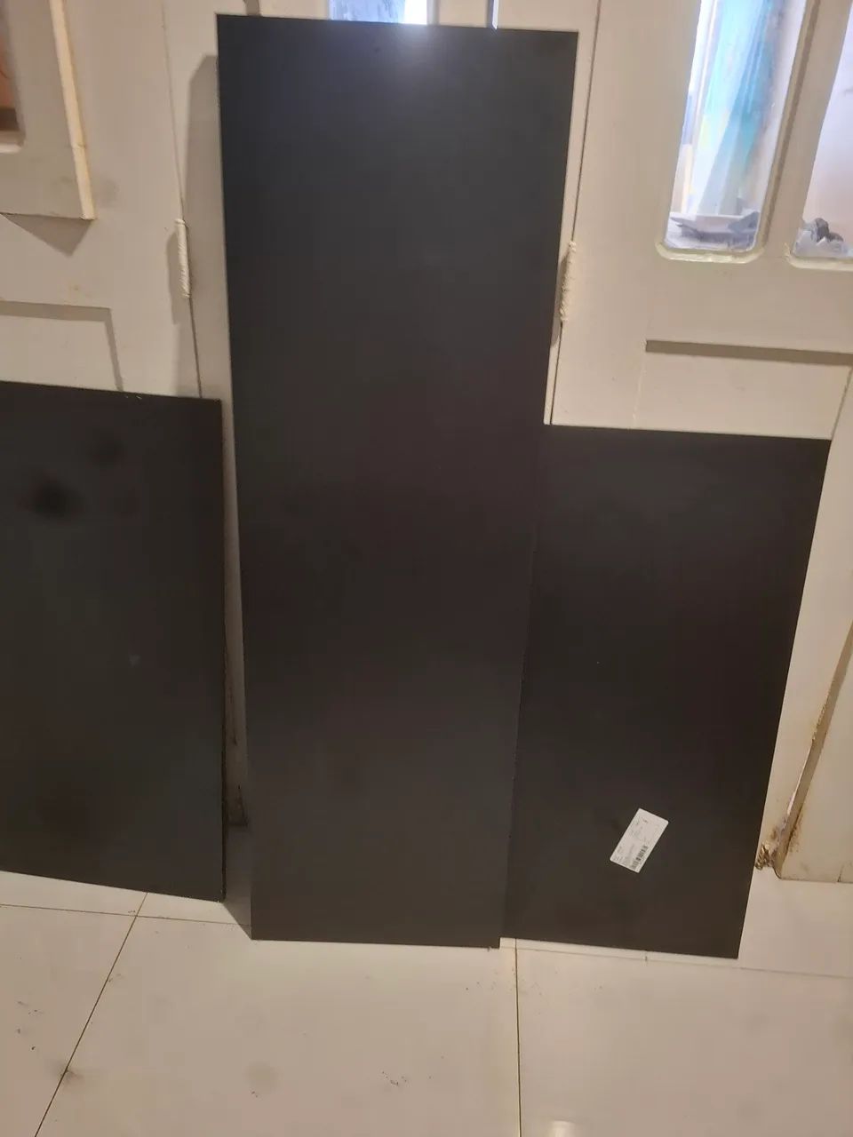 Prateleiras 100% mdf preto novas - Móveis Para Organização - Umarizal ...