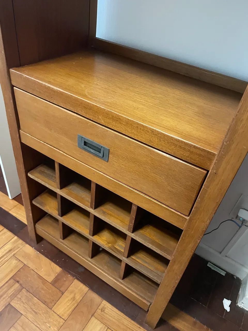 Grande móvel bar Tok Stok madeira maciça - Móveis Para Organização ...