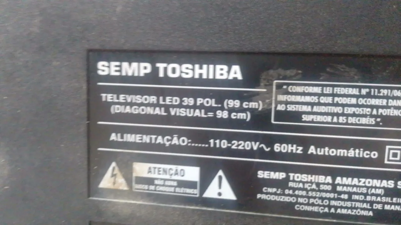 "tv semp toshiba 14 polegadas" - TVs no Brasil