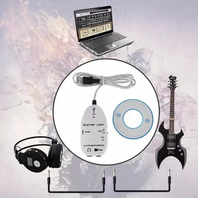 Interface usb de áudio Guitar Link (novas) - Instrumentos musicais ...