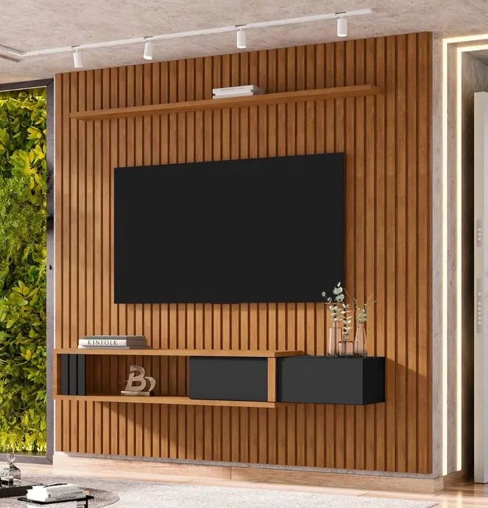 Rack para TV com Painel (NOVO) OFERTA!! - Racks e Painéis - Vale das ...