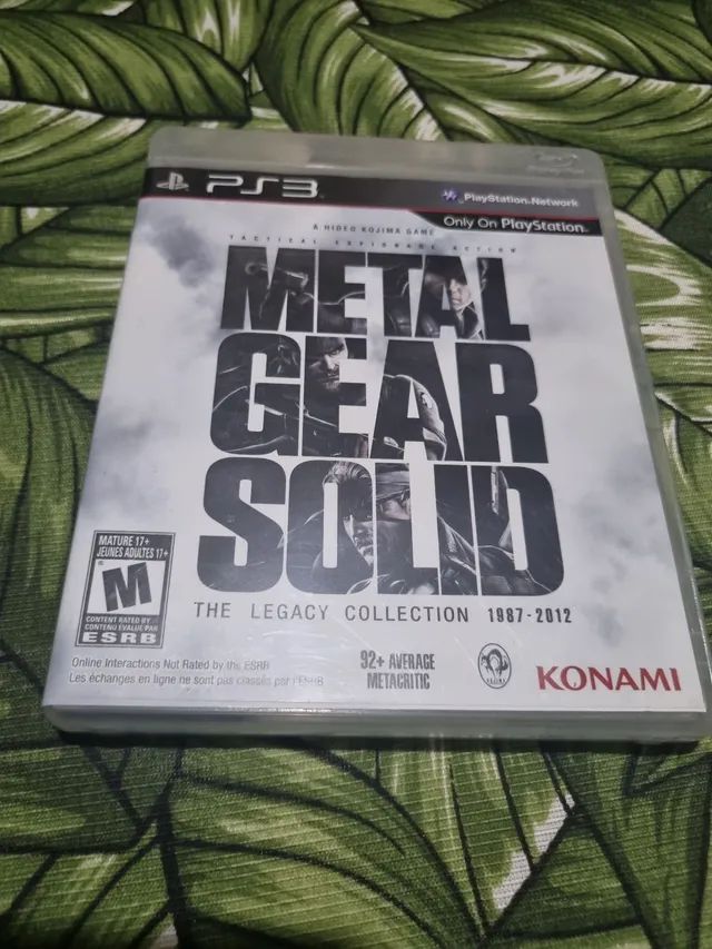 "metal gear legacy collection" no Brasil