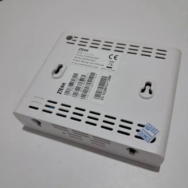 ONU modem FIBRA Optica GPON ONT ZTE ZXHN F601 Bridge Compativel HUAWEI ...