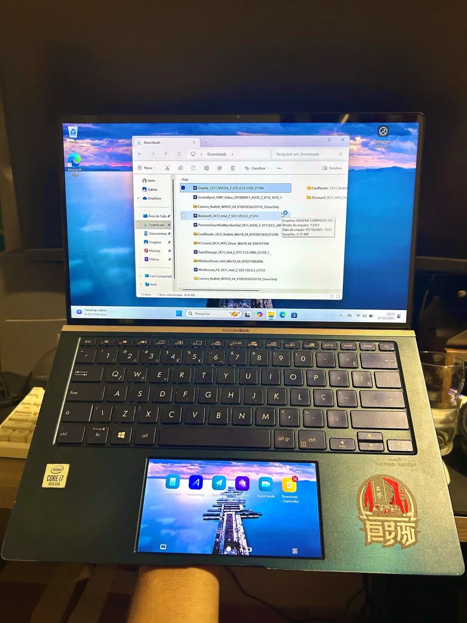 Zenbook Asus 14 Dupla Tela i7 10510U Geração Face ID - Notebooks ...
