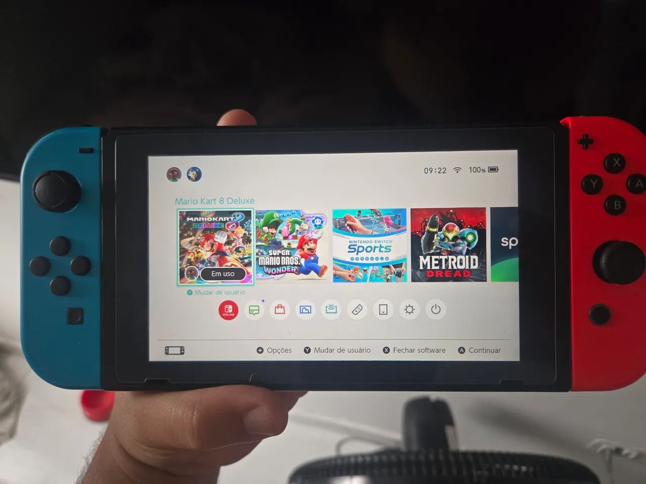 Nintendo switch V2 128gb desbloqueado aceito trocas - Consoles de Vídeo ...