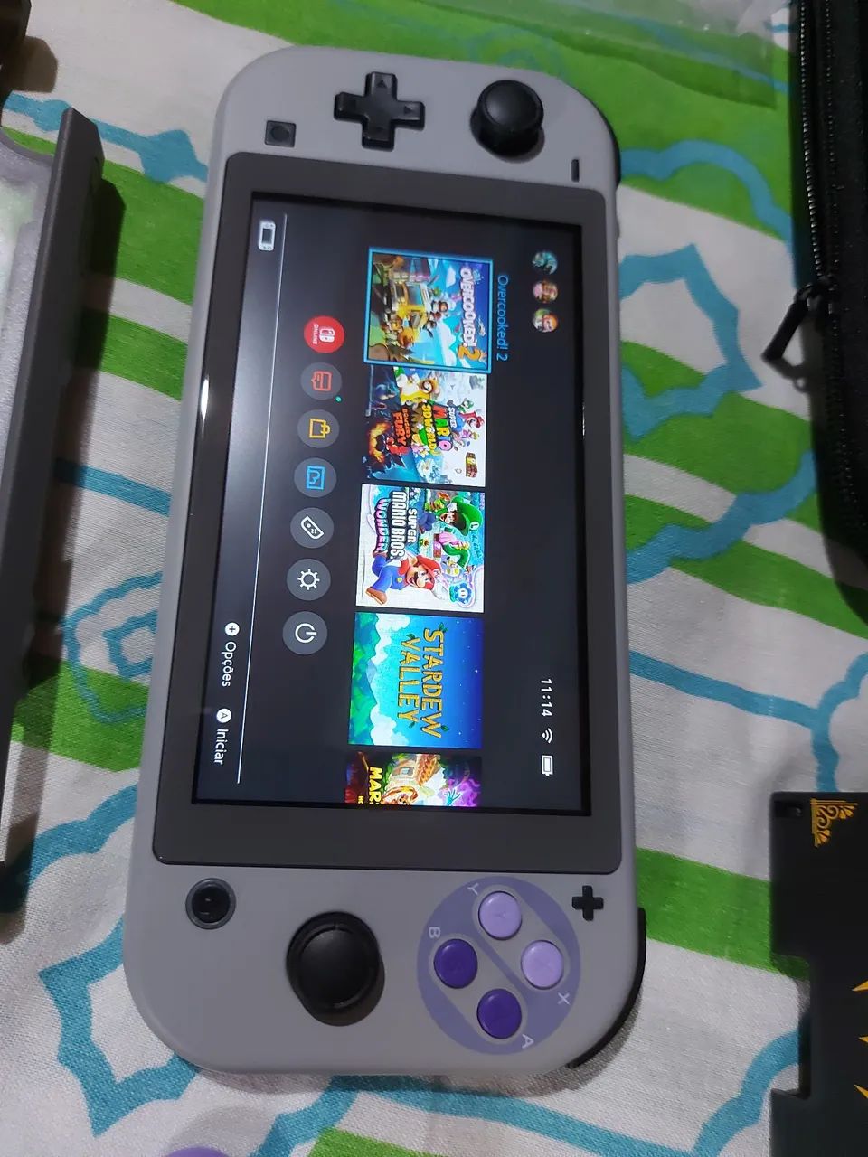 Nintendo Switch Lite SNES hall effect + acessórios + acessórios - Consoles de Vídeo Game ...