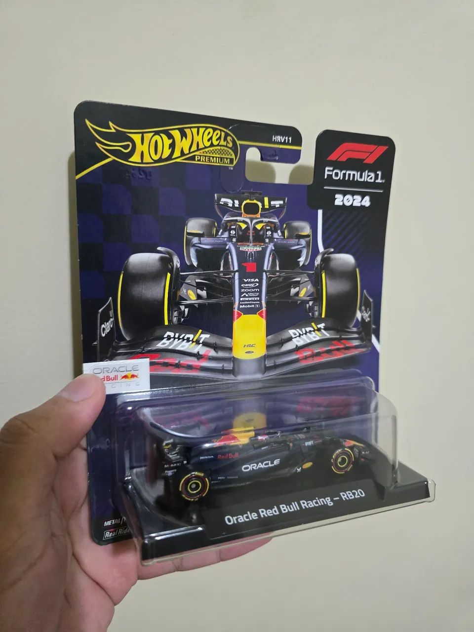 Hot Wheels Premium Fórmula 1 Oracle Red Bull Racing RB20 Max Verstappen ...