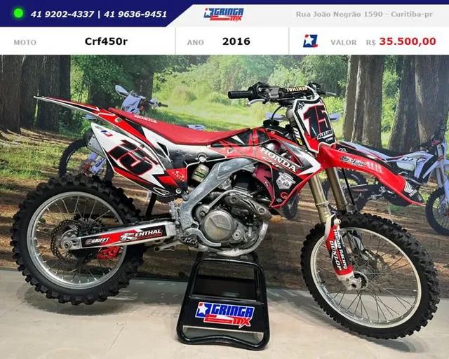 Motos HONDA CRF no Paraná
