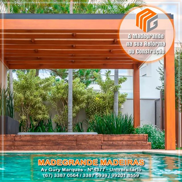 Madeiras para Telhado, Forro de Madeira e Madeiras para Pergolado e Deck