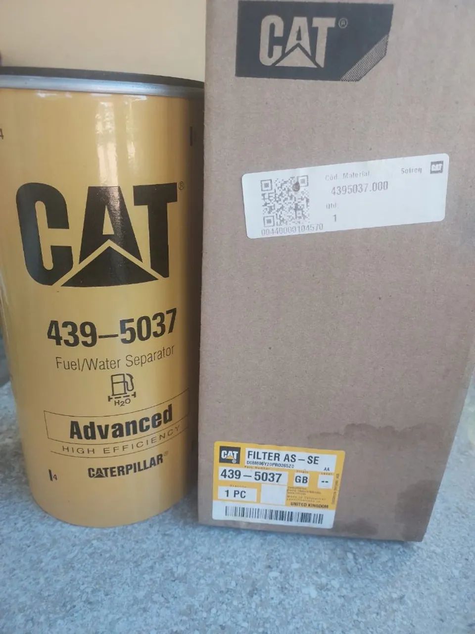 Filtro Separador de Água Combustível Caterpillar 439-5037 - Peças para ...