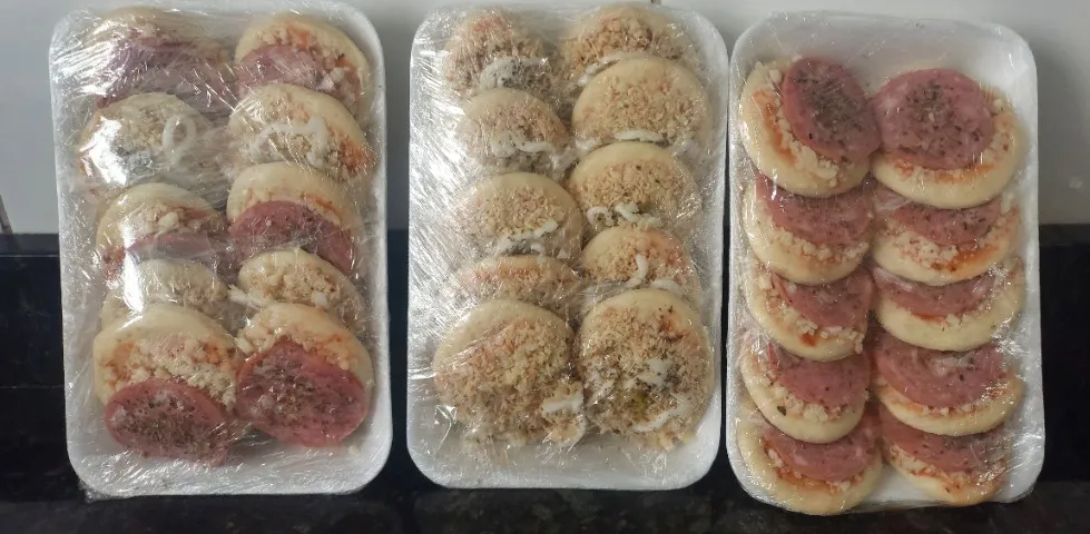 "mini pizza congelada" no Brasil