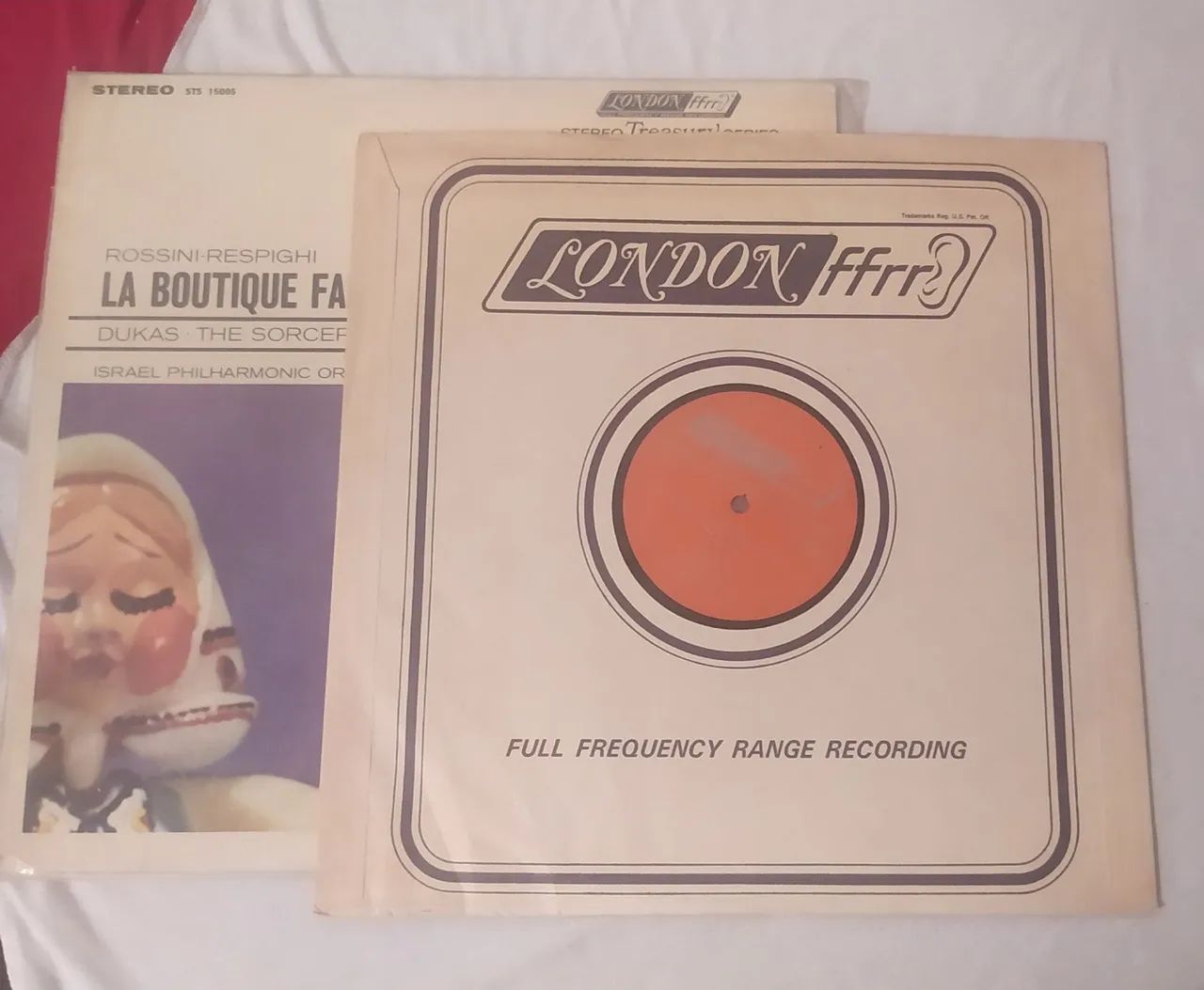 Disco Vinil Rossini - Respighi - La Boutique Fantasque - Israel ...