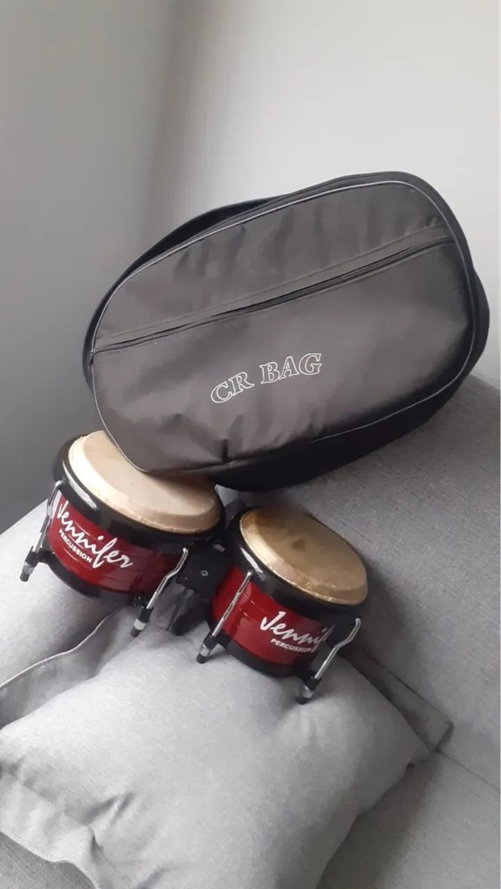 Bongo Jennifer Percussão com Case - Instrumentos musicais - Teixeira ...