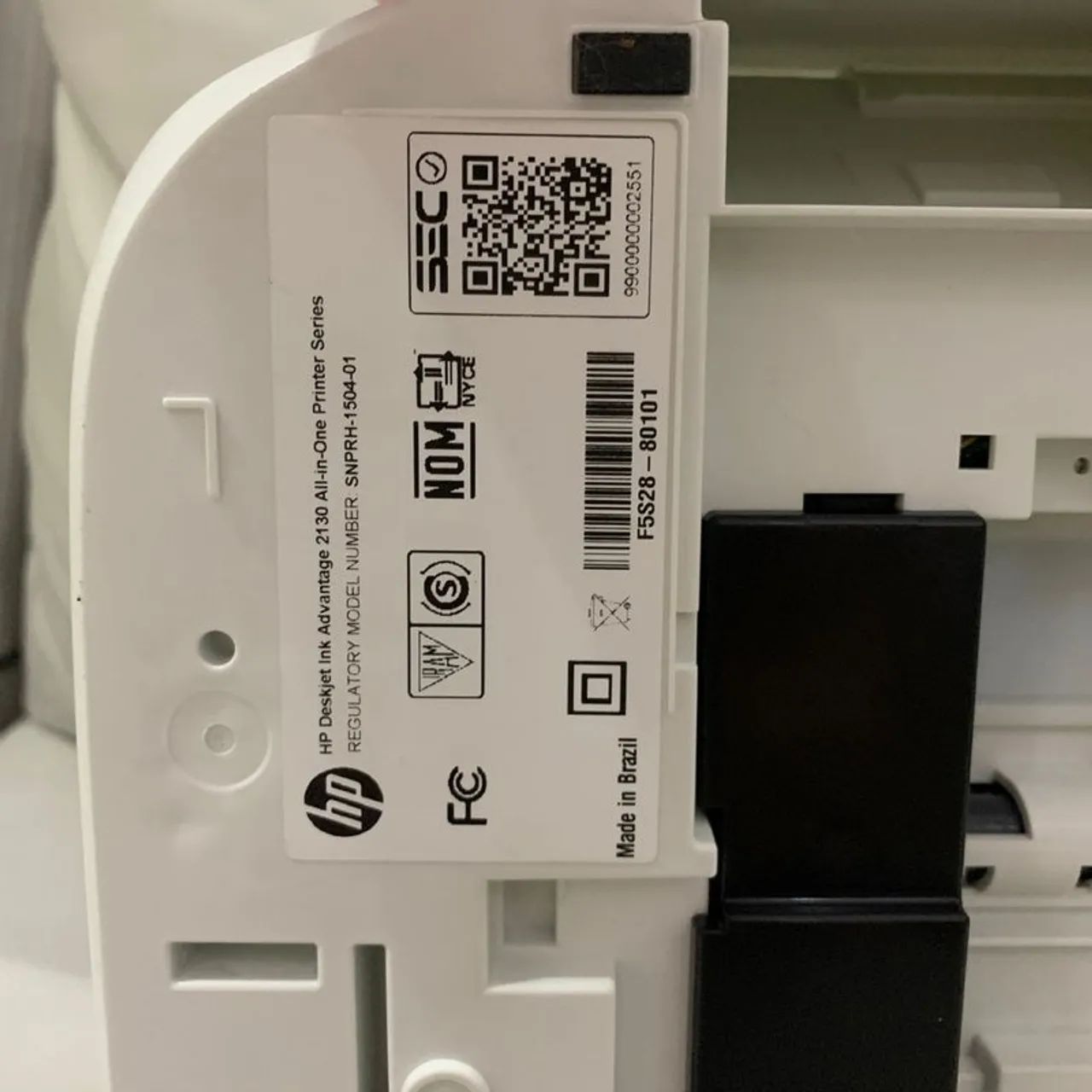 IMPRESSORA HP DESKJET ADVANTAGE 2130 ALL IN ONE PRINTER SERIES = SNPRH ...