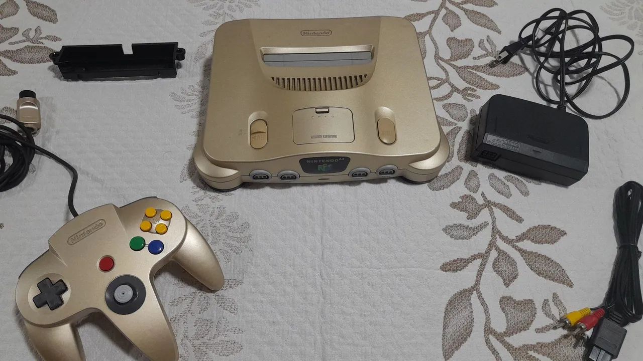 Nintendo 64 Gold - Console Completo - Consoles de Vídeo Game - Ipanema ...
