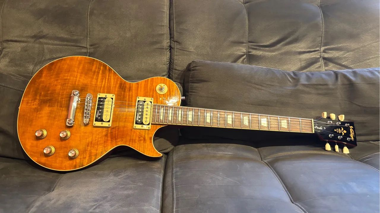 Guitarra Les Paul Vintage AFD Paradise - Instrumentos musicais - Santa ...