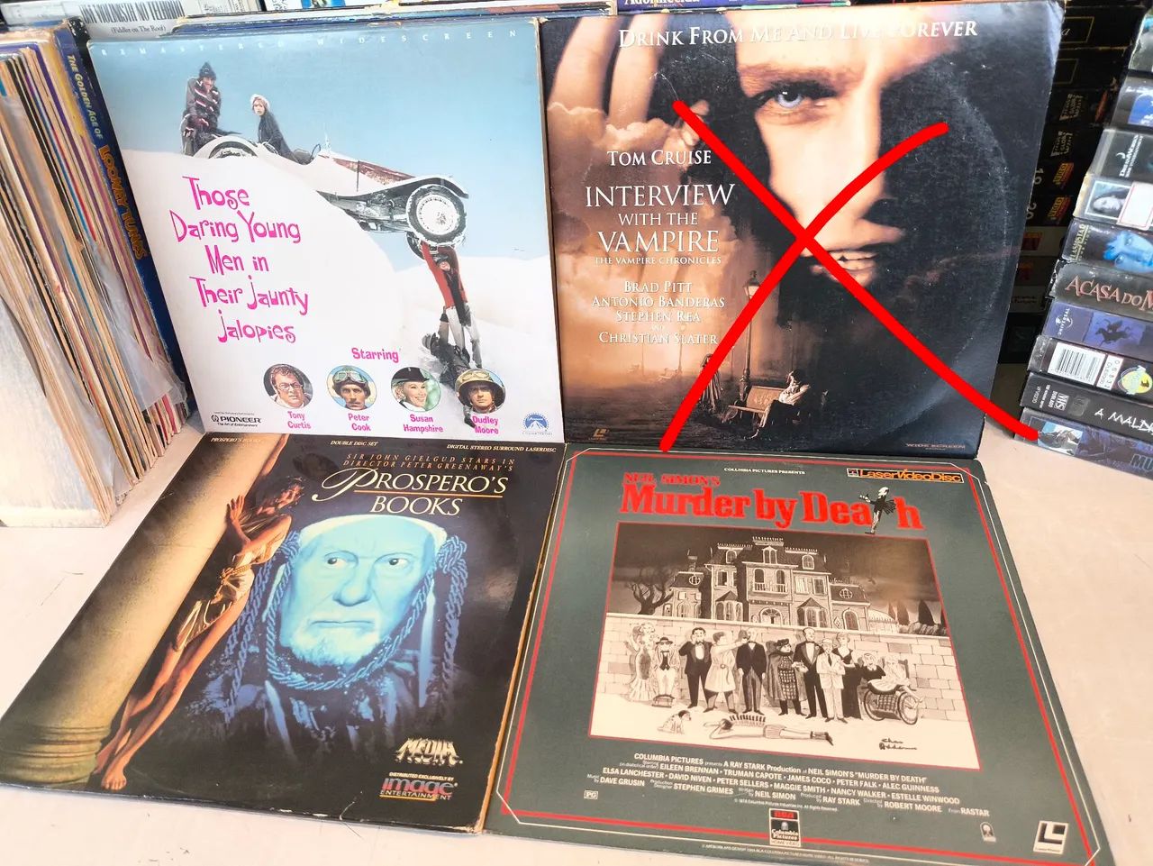 Laserdisc de diversos gêneros e épocas promoção 80 cada (3 por 200 ...