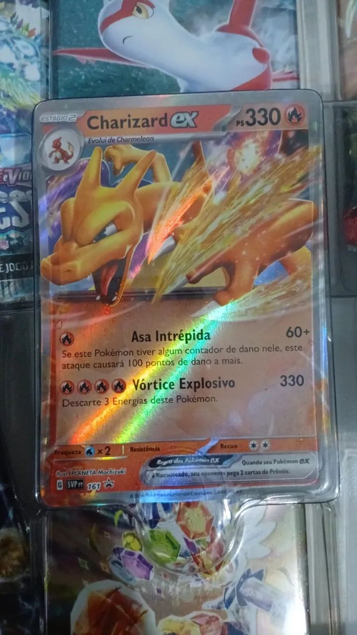 Pokemon TCG Charmander, Charmeleon, Charizard EX (196) e Charizard EX ...
