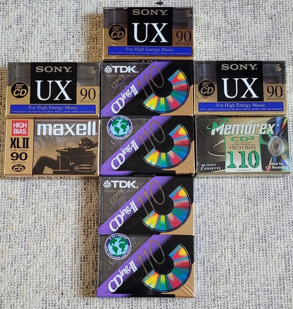 Fitas Cassetes Lacradas Chrome e Normal - CDs, DVDs etc - Catete, Rio ...