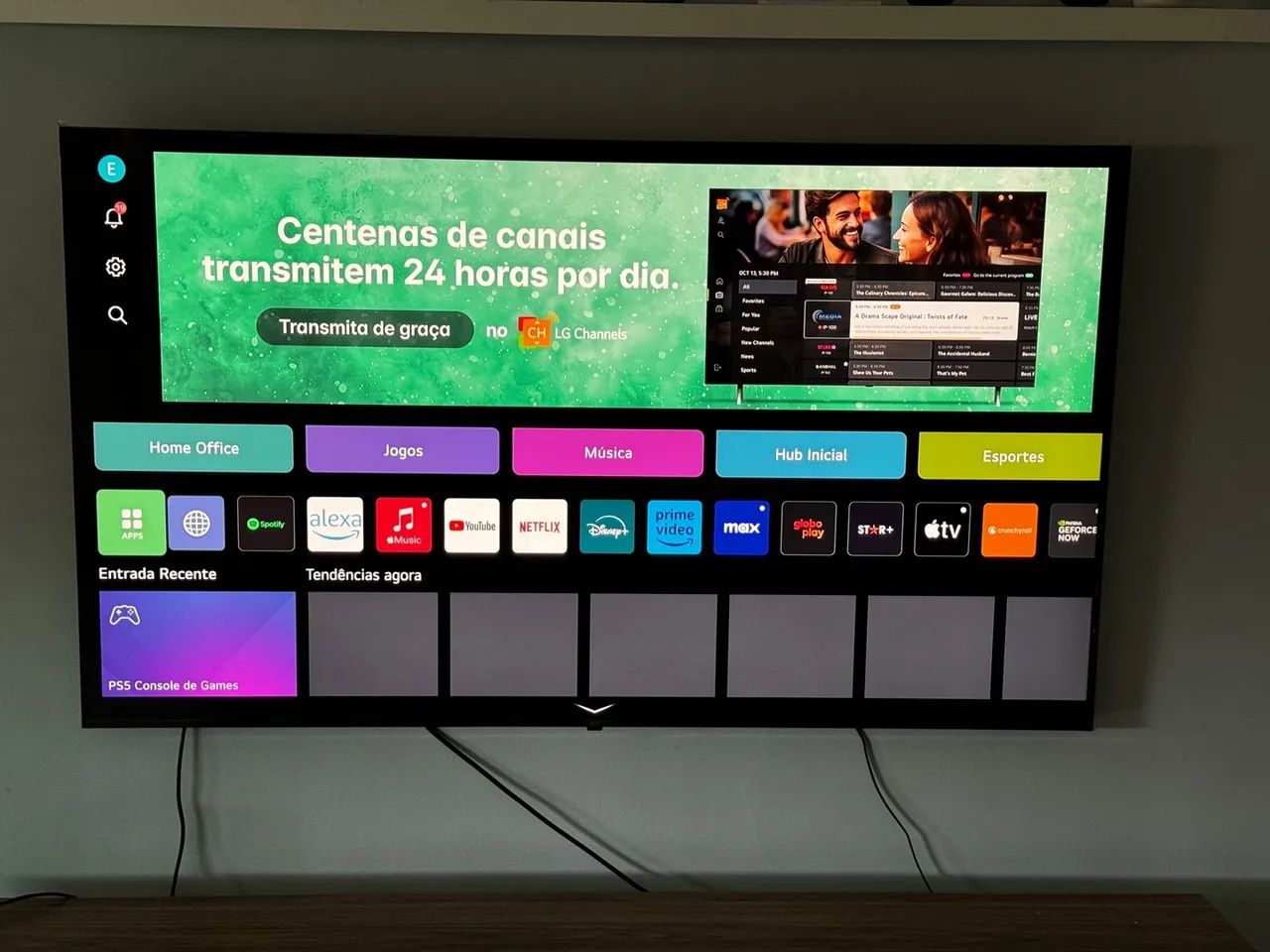 "smart tv lg 70 polegadas" no Brasil