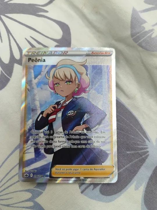 Carta Peônia - Pokemon TCG - Hobbies e coleções - Taguatinga Sul ...