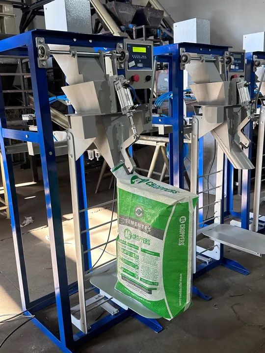 Conjunto completo para ensaque - Máquinas para produção industrial ...