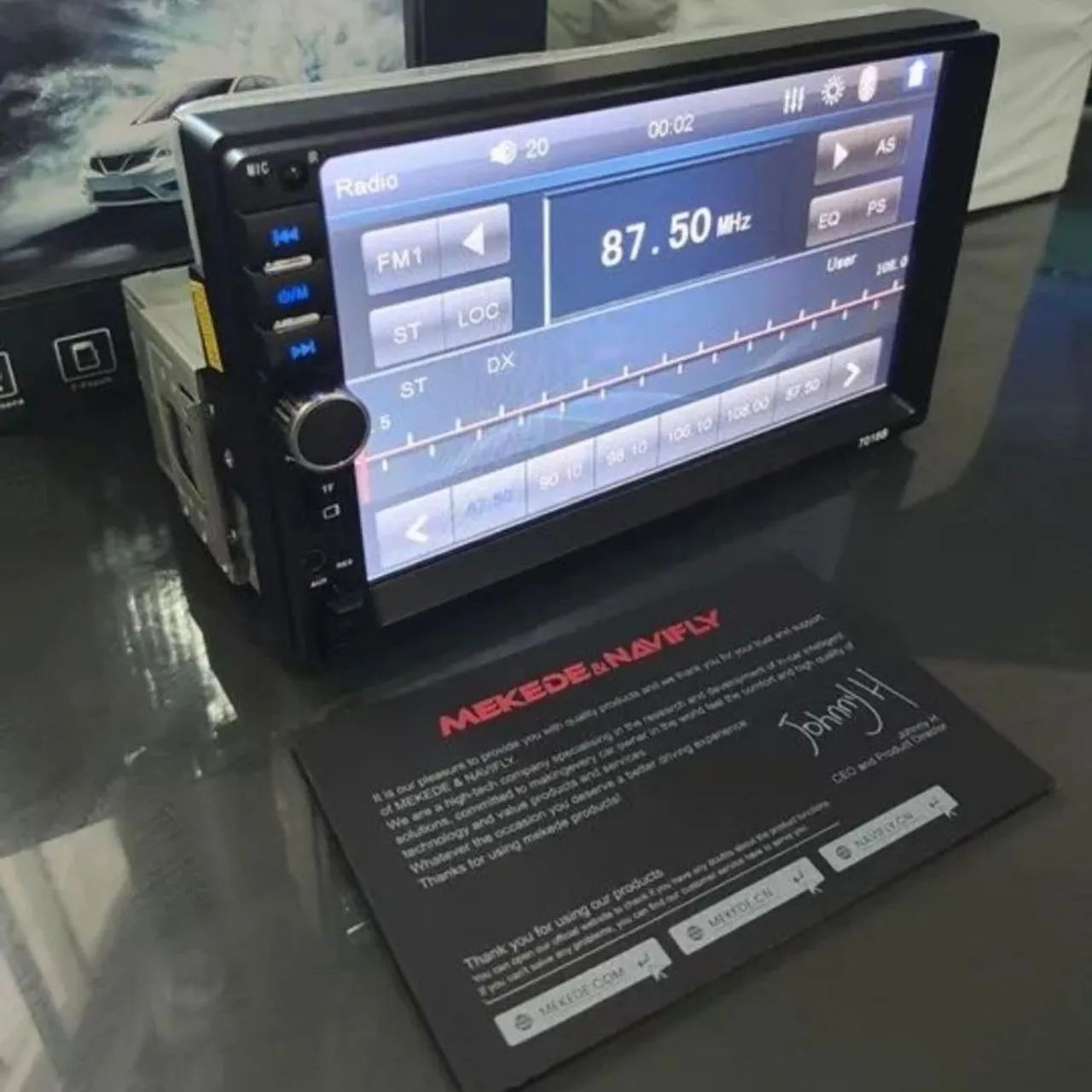 Central Multimídia MP5 Automotiva 1 Din Bluetooth USB/AUX/TF 7 ...