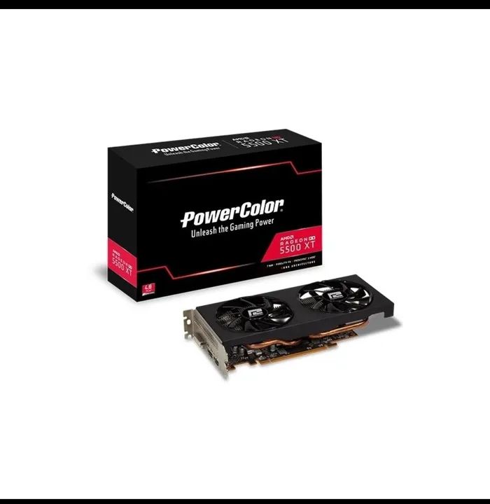 Placa de Vídeo PowerColor AMD Radeon RX 5500 XT 8GB - Placas de Vídeo ...