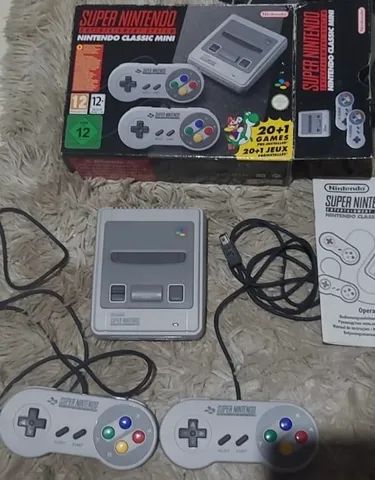 "super nintendo mini original" no Brasil