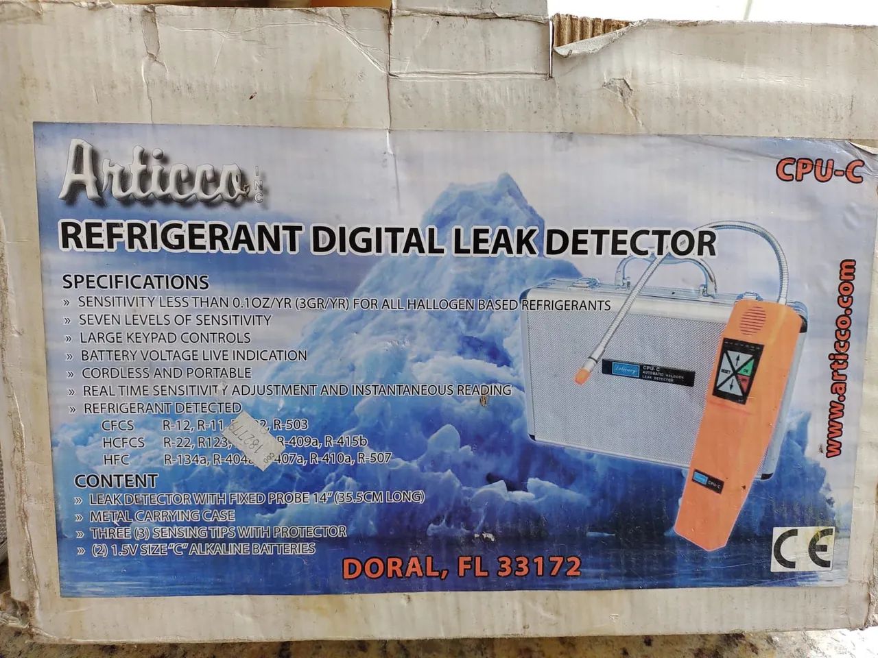 Detector de Vazamento de Refrigerante Digital Articco CPU-C ...