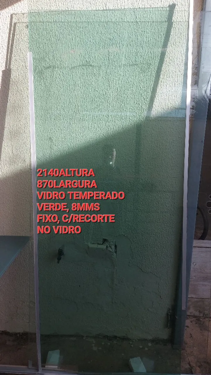 "vidro temperado verde 8mm" - Portas e Janelas no Brasil