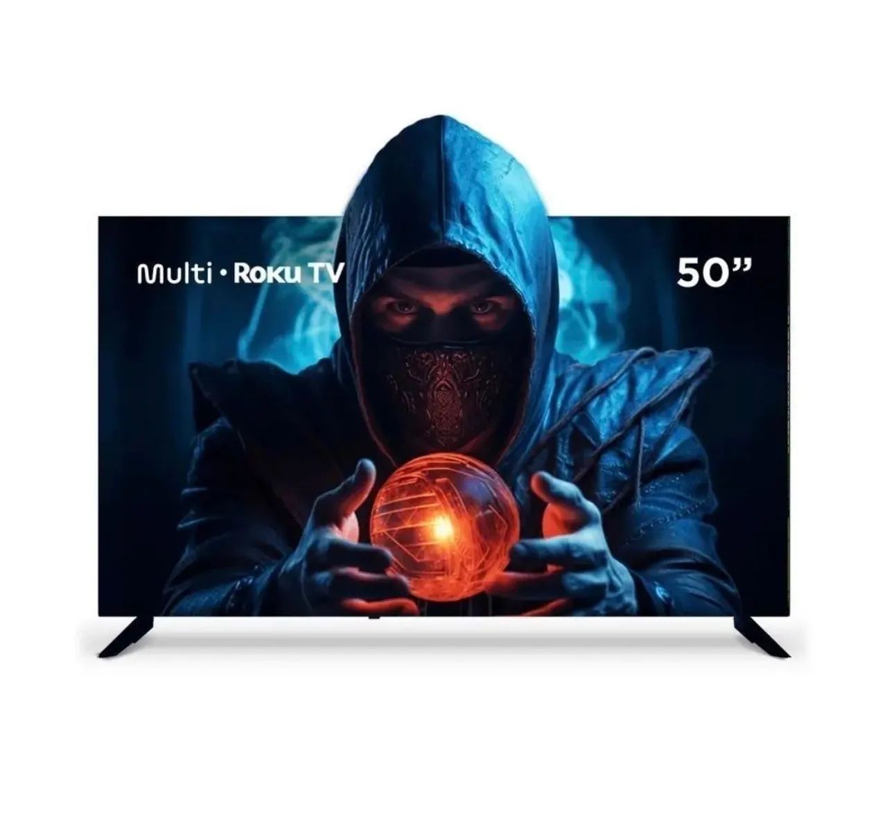 Televisão 50 polegadas, Multilaser Roku na Caixa nova com nota fiscal ...