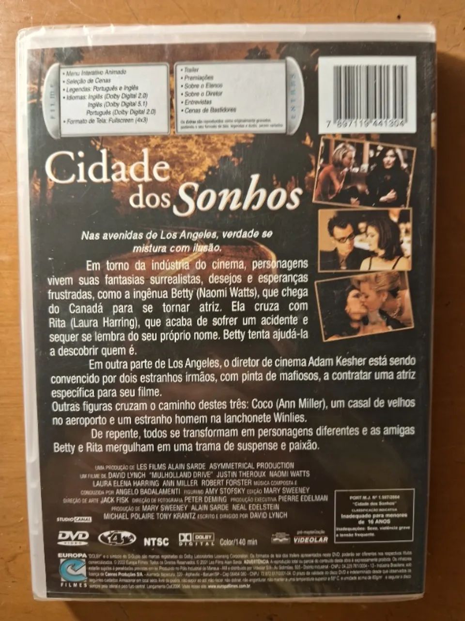 DVD Cidade dos sonhos - DVD, Blu-Ray e Vídeo Cassete - Ipanema, Rio de ...